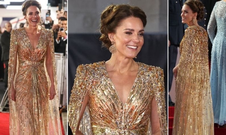 Kate Middleton: জেমস বন্ড সিরিজের প্রিমিয়ারে গ্ল্যামারাস লুকে নজর ...