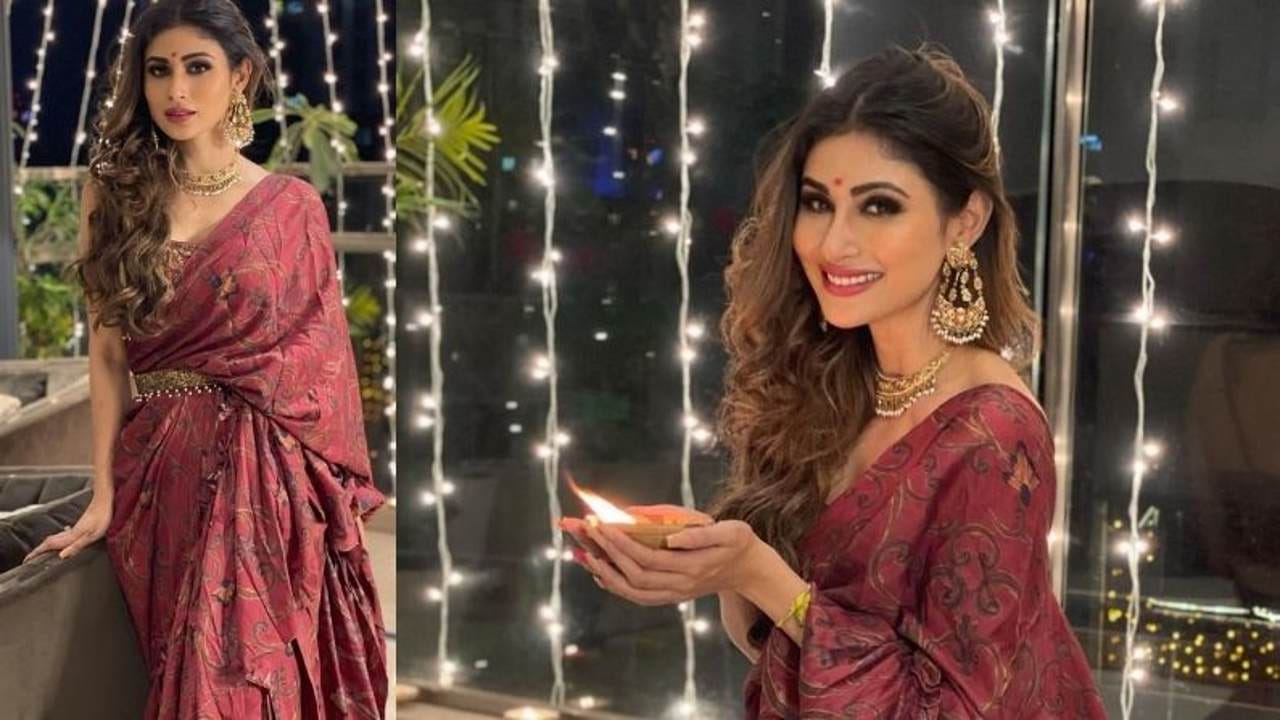Moni Roy Fashion: শুধু শাড়ি এবং টিপ পরেই একটা মেয়ে মন জিতে নিতে পারে ...