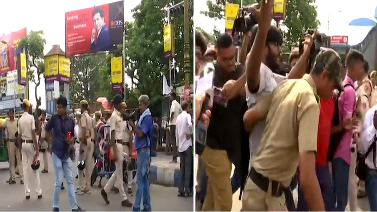 SSC Scam: এসএসসি দুর্নীতির প্রতিবাদে করুণাময়ীতে বাম ছাত্র যুবদের ...