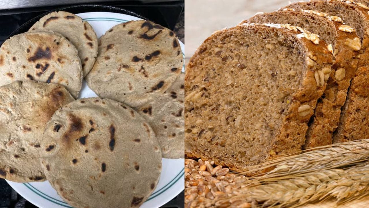 Roti vs Brown Bread: হাতে গড়া রুটি নাকি ব্রাউন ব্রেড? সকালের জলখাবারে ...