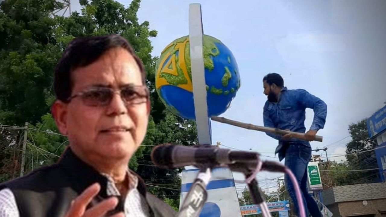 CPIM vs TMC: 'ব' টেনে দেখতে গিয়েছিল, কতটা শক্ত: বিশ্ব বাংলা লোগো ...