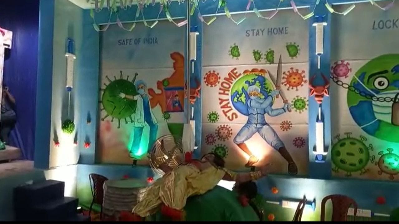 Laxmi Puja: লক্ষ্মীপুজোয় থিমের টক্কর হয় হাওড়ার এই গ্রামে - Bengali ...