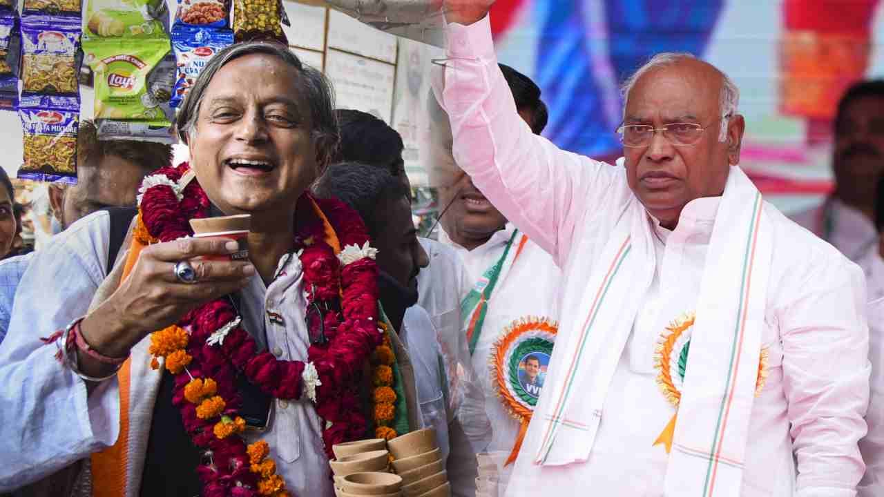 Congress: আজ 'আত্মবিশ্বাসী' খাড়্গে বনাম 'আশাবাদী' থারুর, বাংলায় থাকছে ...