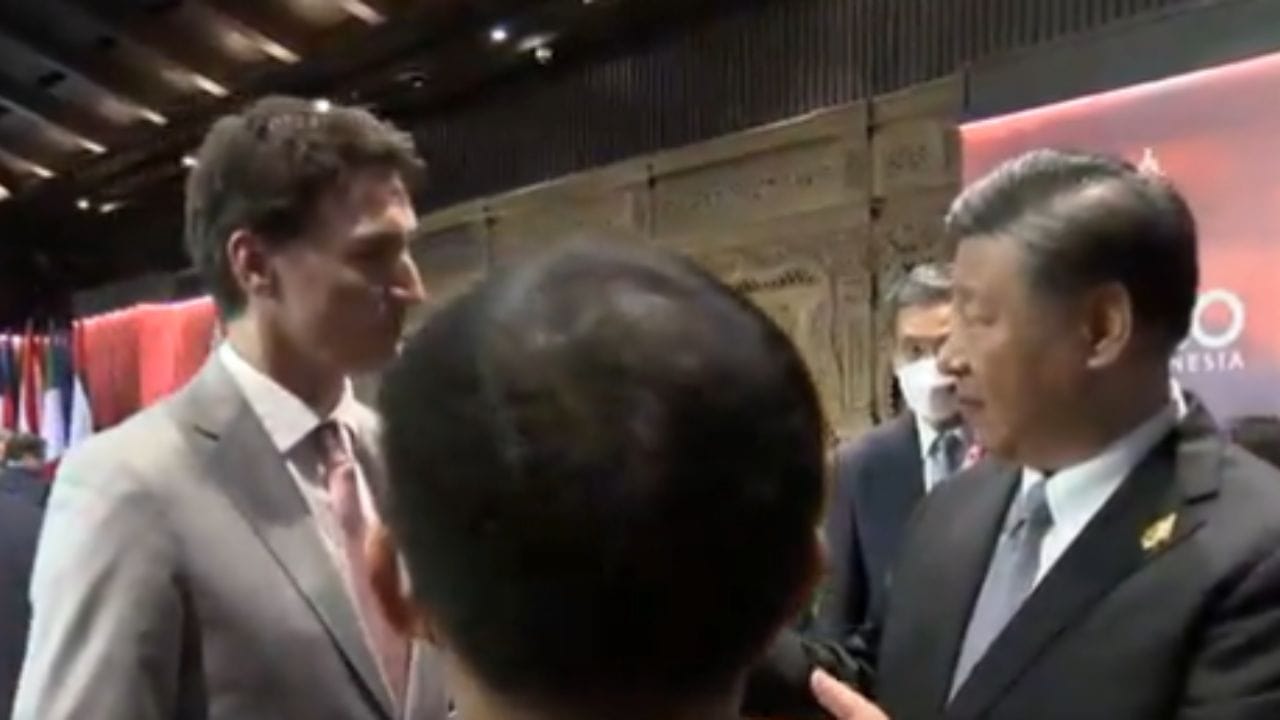 Justin Trudeau-Xi Jinping: মুখ ভার, মাথা নেড়ে বলছেন কথা, ভাইরাল ...