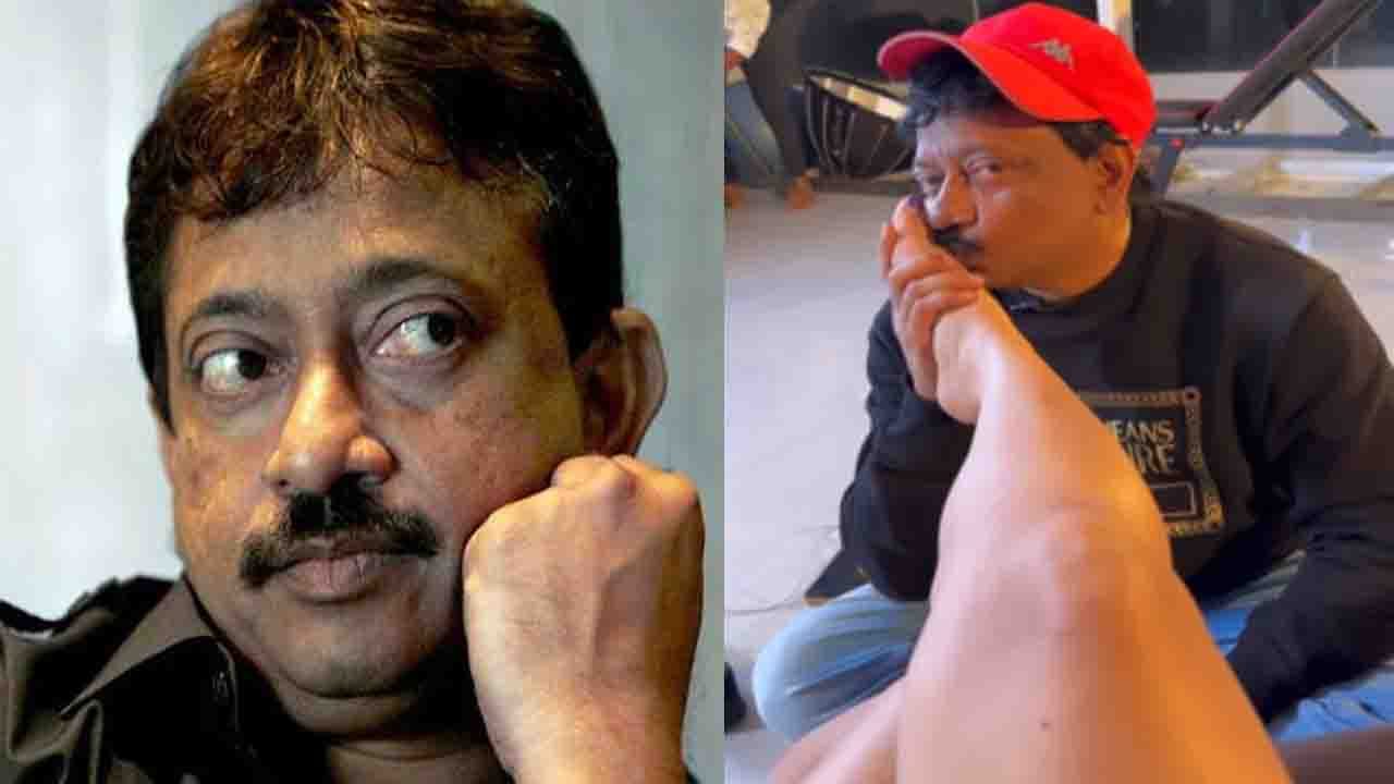 Ram Gopal Varma Controversy: অভিনেত্রীর পা থেকে জুতো খুলে তাঁর আঙুল ...