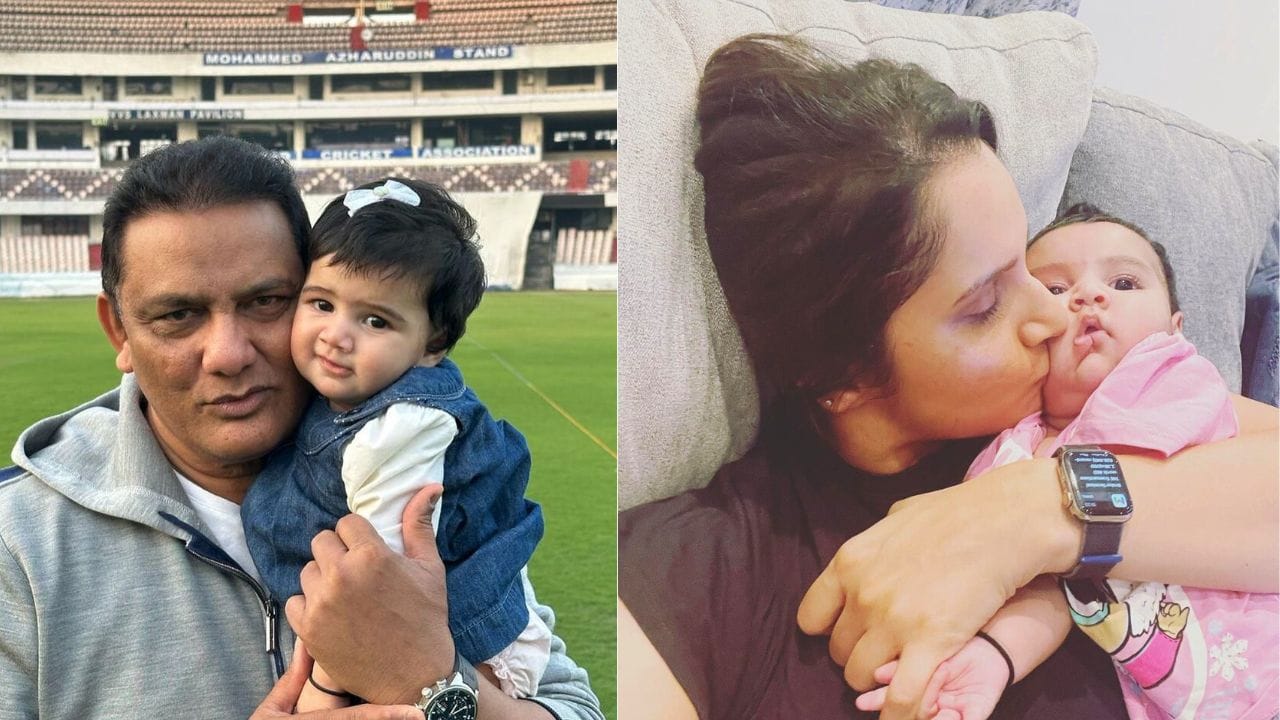 Mohammad Azharuddin: দাদু হলেন আজহারউদ্দিন, ছোট্ট দুয়া আবার সানিয়ার ...