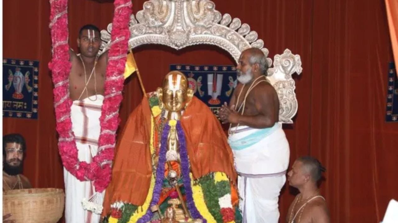 Samatha Kumbh: সামাথা কুম্ভর নবম দিনে হল সন্ত রামানুজের আরাধনা, শ্লোক ...