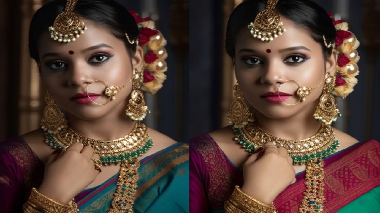 Optical Illusion: মহিলার দুটো ছবিই এক মনে হচ্ছে? বেশ কিছু ফারাক কিন্তু ...