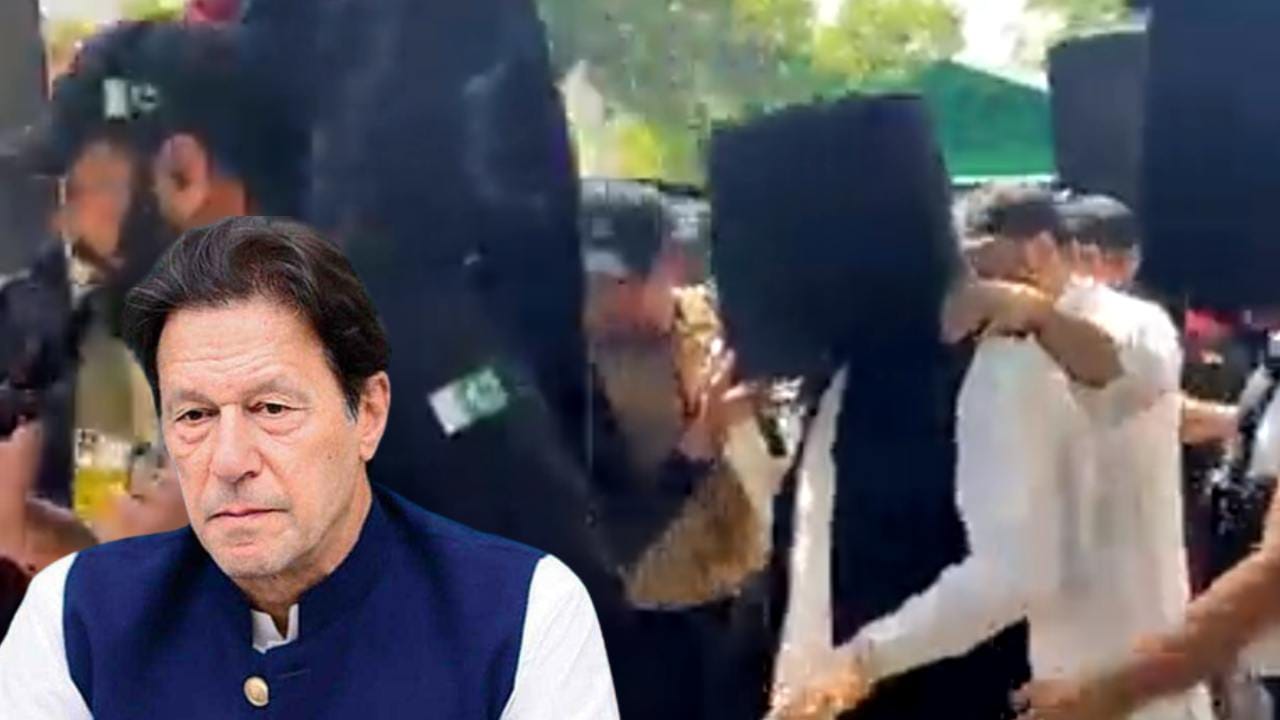 Imran Khan : মাথায় ‘বুলেটপ্রুফ টুপি’, কাঁধের পিছনেও বর্ম, কড়া ...