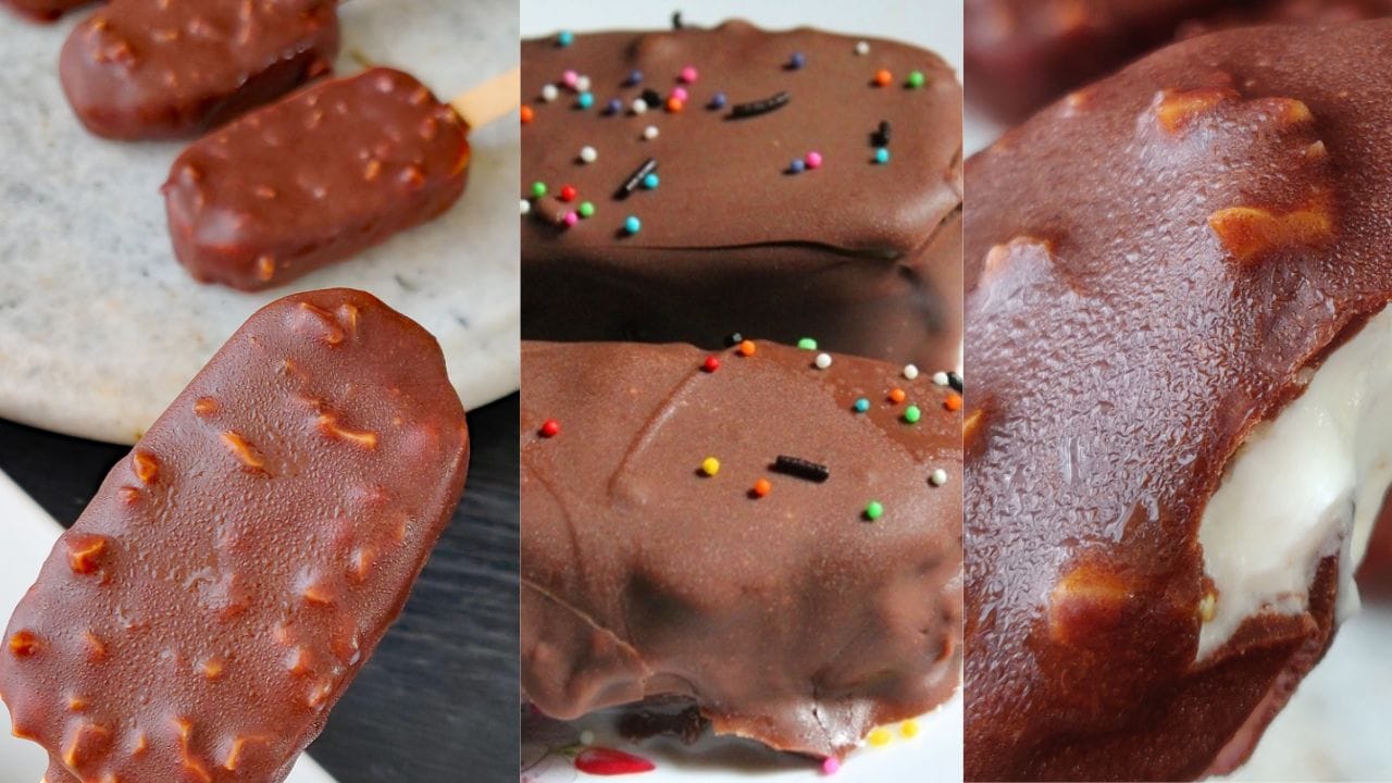 Chocobar Recipe: গরমে প্রাণ জুড়াতে বাড়িতেই বানান দোকানের মতো চকোবার ...