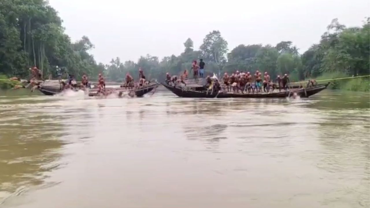 Ghatal swimming competition: ১৯৫০ সাল থেকে শুরু হয়ে চলছে এখনও, শিলাবতী নদীর সাঁতার প্রতিযোগিতা ...