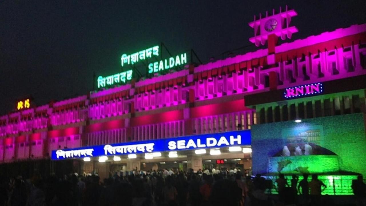 Sealdah Station At Night
