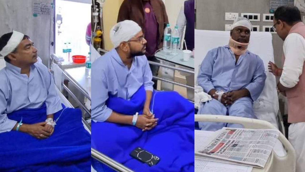 Attack on ED: মাথায় চোট নিয়ে হাসপাতালে রাজকুমার রাম, বাকি ২ ইডি ...