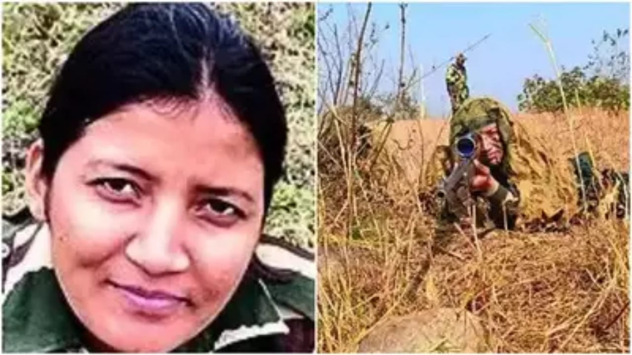 First BSF woman sniper: সাবধান চিন-পাকিস্তান! সীমান্ত-পাহারায় এবার BSF-এর সুমন কুমারী - Bengali ...