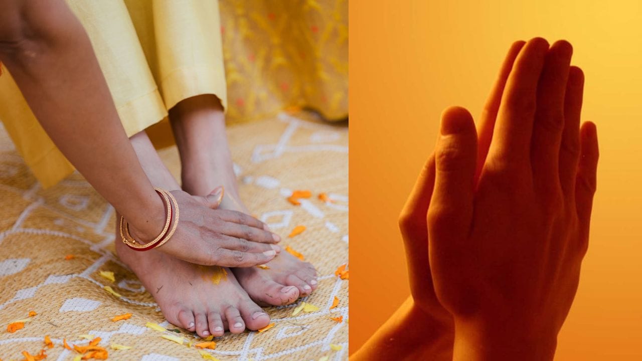 Hindu Blessing Importance: পায়ে হাত দিয়ে প্রণাম করলে আশীর্বাদ দেন ...