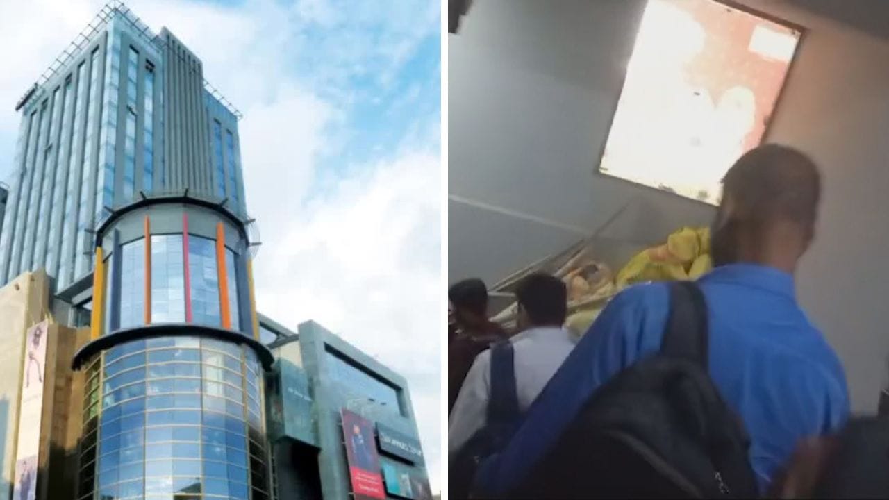 Acropolis Mall Fire: ঝাঁ চকচকে অ্যাক্রোপলিস মলের সিঁড়ির এ কী হাল ...