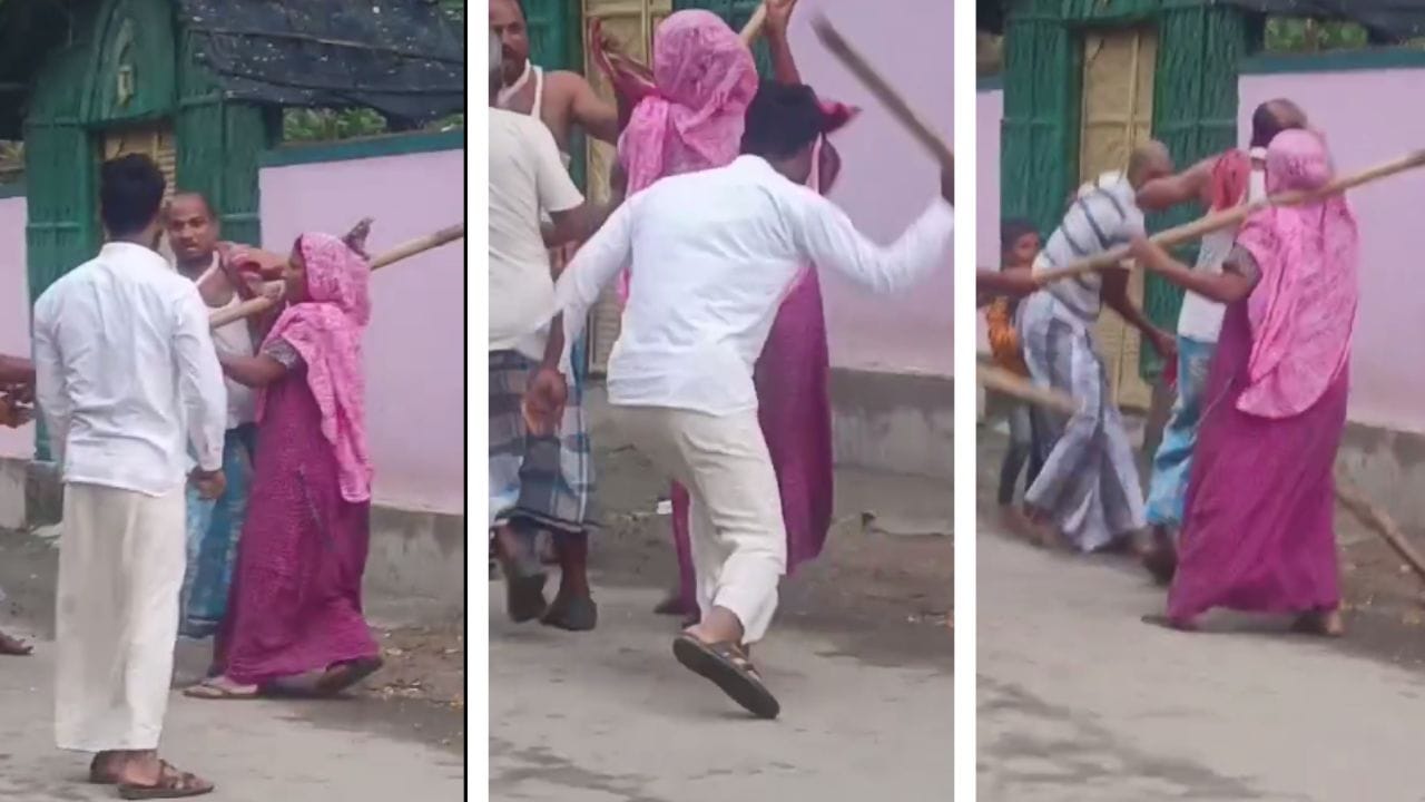 Malda: রাস্তায় ফেলে মহিলাকে বেধড়ক মার, মালদহে হাড়হিম ঘটনা - Bengali News | In Malda Woman Was ...