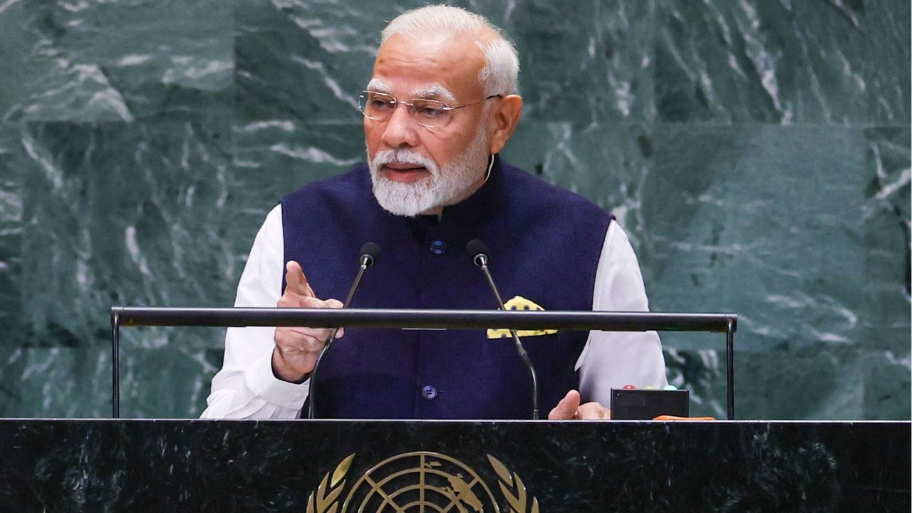 PM Narendra Modi: 'মানবতার সাফল্য যুদ্ধক্ষেত্রে নয়', রাষ্ট্রপুঞ্জে ...