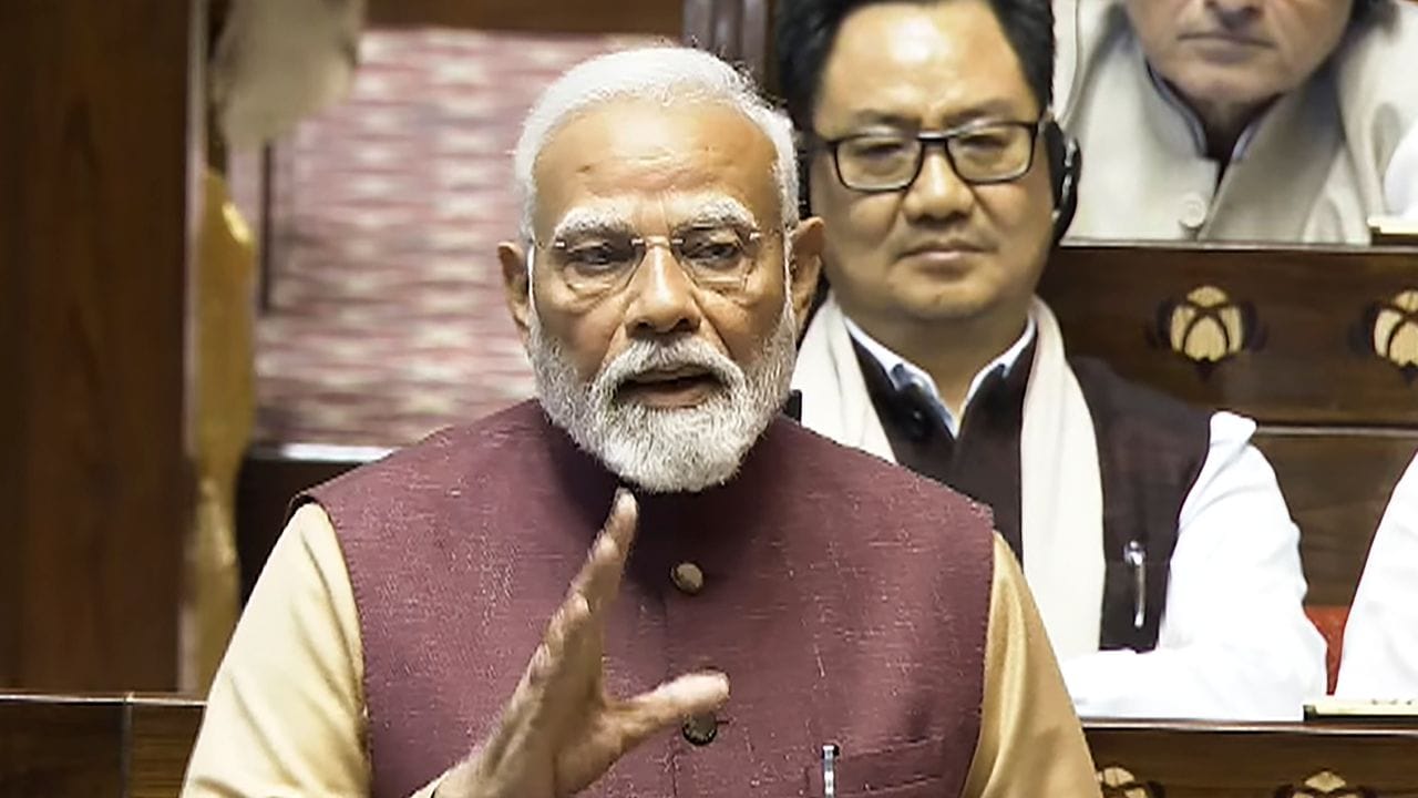 Modi in Rajya Sabha: রাজ্যসভায় জবাবি ভাষণ প্রধানমন্ত্রীর ...