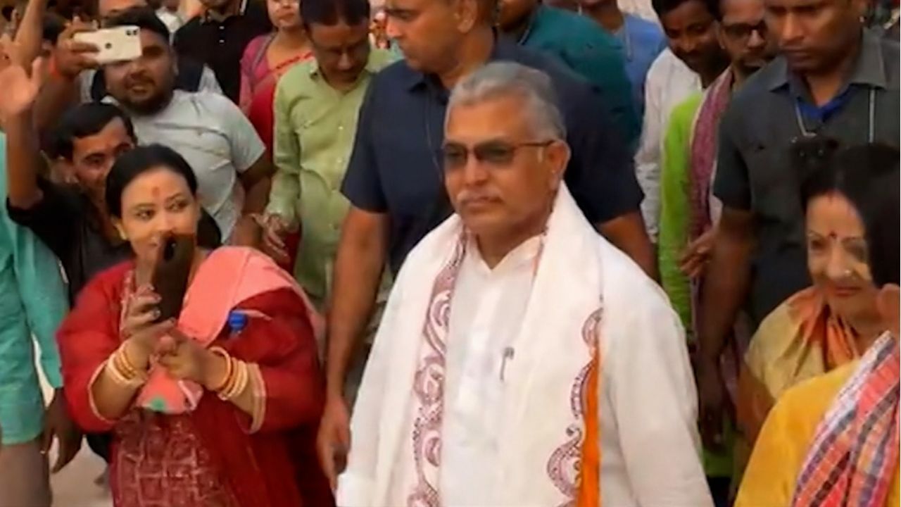 Digha Jagannath Temple: সরকারের আমন্ত্রণ রক্ষা করতে দিঘার জগন্নাথ মন্দিরে হাজির দিলীপ ঘোষ, সঙ্গে ...