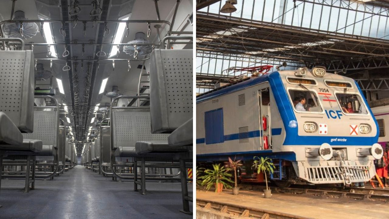 AC Local Train: 'অটোমেটিক' দরজা, LED ডিসপ্লে, শিয়ালদহের AC লোকাল দেখলে ...