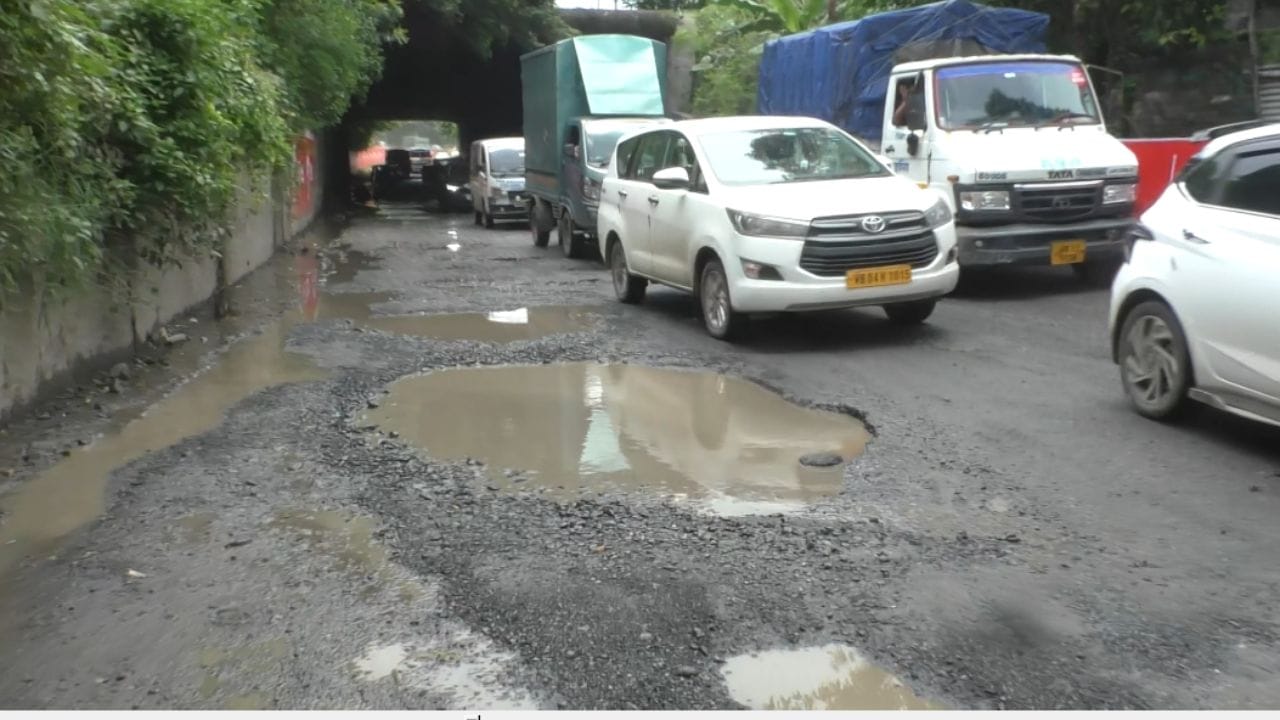 Belgharia Expressway: 'গর্ত হলেই ইট দিয়ে দিচ্ছে....', ডানলপ পর্যন্ত ...